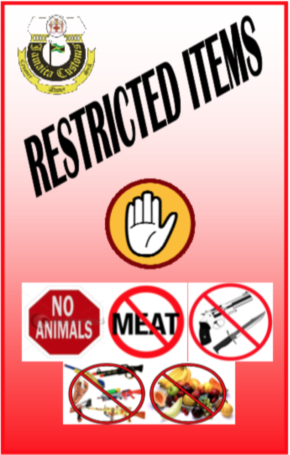 Restricted Items | Rapido Shipping Jamaica